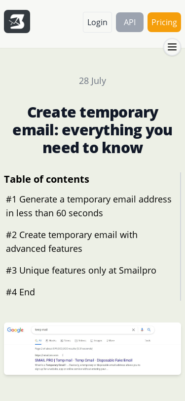 smailpro.com/blog/create-temporary-email SEO Report | SEO Site Checkup