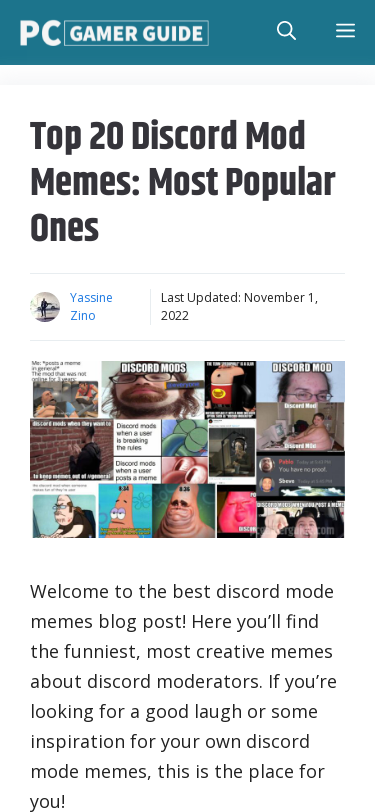 pcgamerguide.com/discord-mod-memes SEO Report | SEO Site Checkup