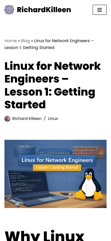 richardkilleen.co.uk/blog/linux/linux-for-network-engineers-lesson-1 ...