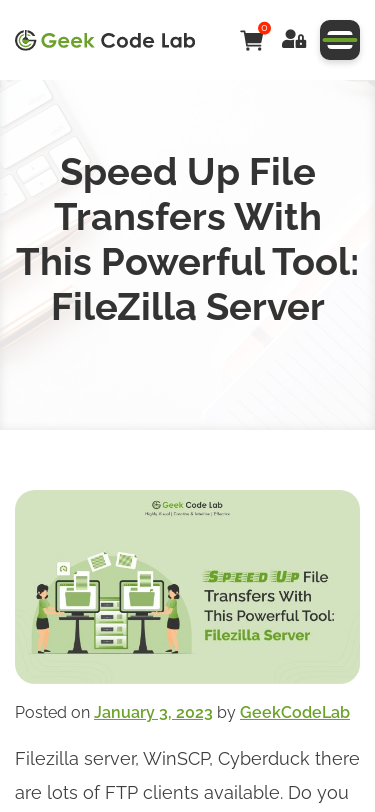 geekcodelab.com/speed-up-file-transfers-with-filezilla-server SEO ...
