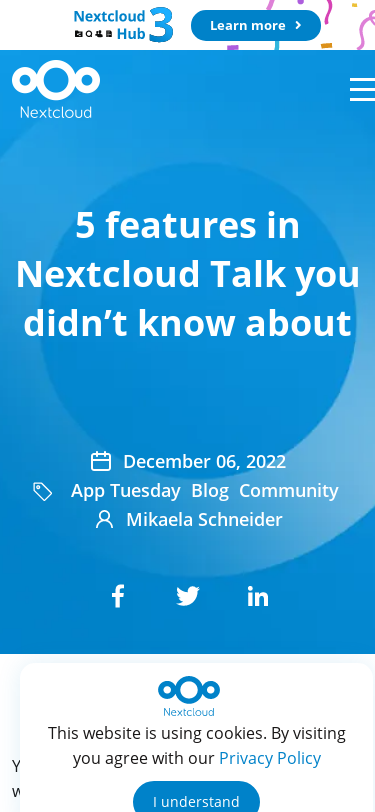 nextcloud.com/blog/5-features-in-nextcloud-talk-you-didnt-know-about SEO Report | SEO Site Checkup
