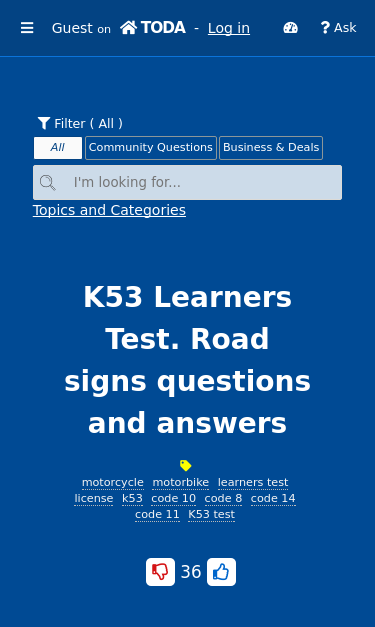 toda.co.za/learners-practice-test-road-signs SEO Report | SEO Site Checkup