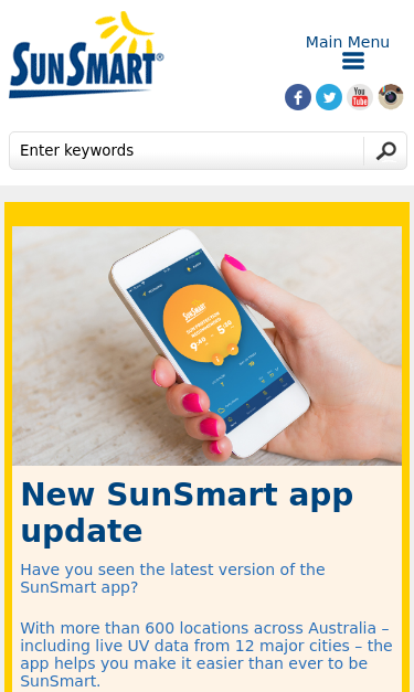 www.sunsmart.com.au SEO Report | SEO Site Checkup