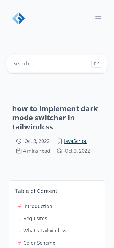 coderflex.com/blog/how-to-implement-dark-mode-switcher-in-tailwindcss SEO Report | SEO Site Checkup