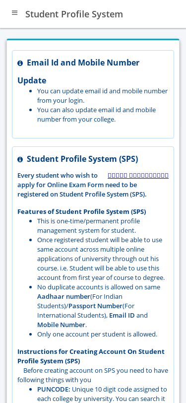 sps.unipune.ac.in/app/student/dashboard/dashboard SEO Report | SEO Site ...