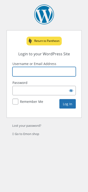dev-emon-shop.pantheonsite.io/wp-login.php?redirect_to=https%3A%2F%2Fdev-emon-shop.pantheonsite ...