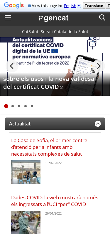 catsalut.gencat.cat/ca/inici SEO Report | SEO Site Checkup