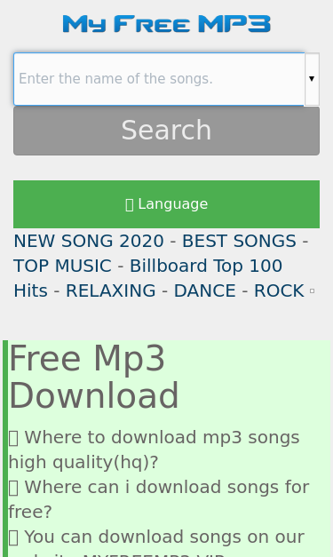 myfreemp3.vip SEO Report | SEO Site Checkup