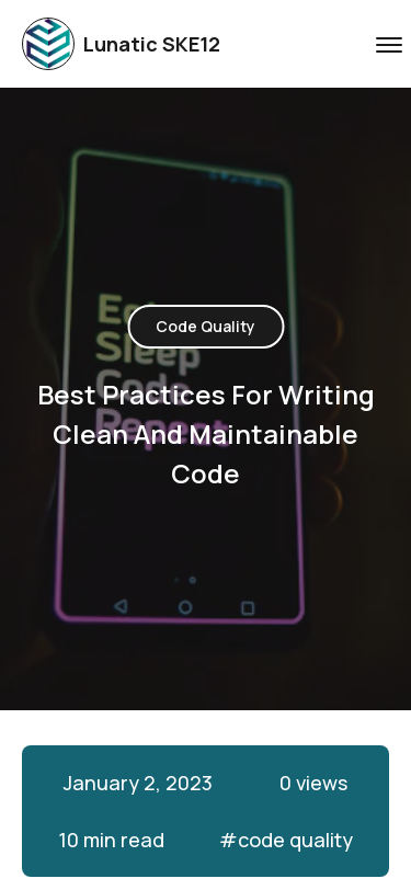 Nextjs Contentlayer Blog Onevercelappblogsbest Practices For Writing Clean And Maintainable
