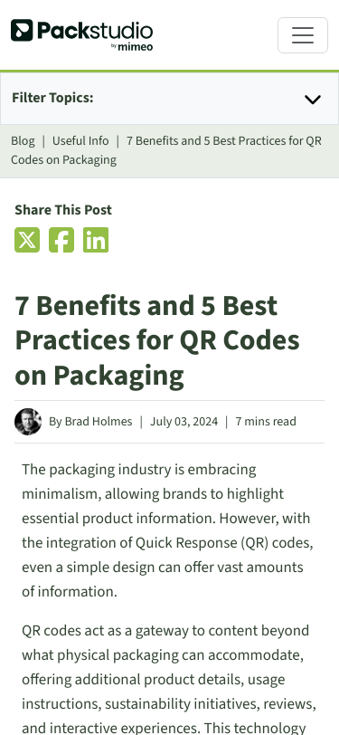 info.packstudio.com/blog/5-best-practices-qr-codes-packaging SEO Report ...