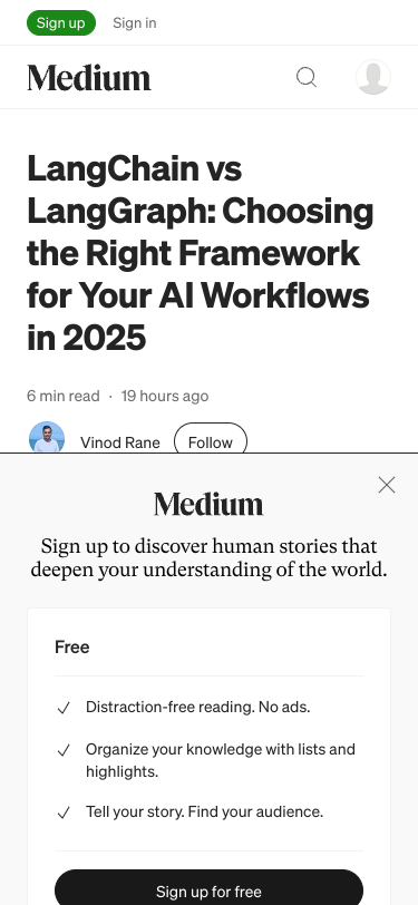 medium.com/@vinodkrane/langchain-vs-langgraph-choosing-the-right-framework-for-your-ai-workflows ...