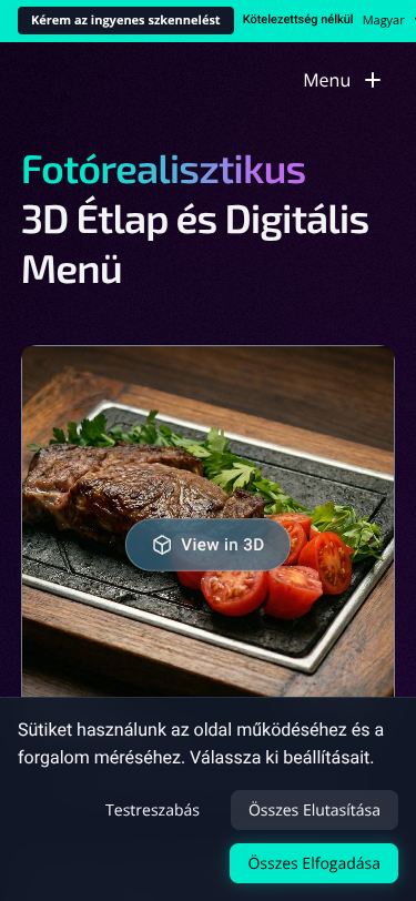 3dmenu.hu/hu SEO Report | SEO Site Checkup