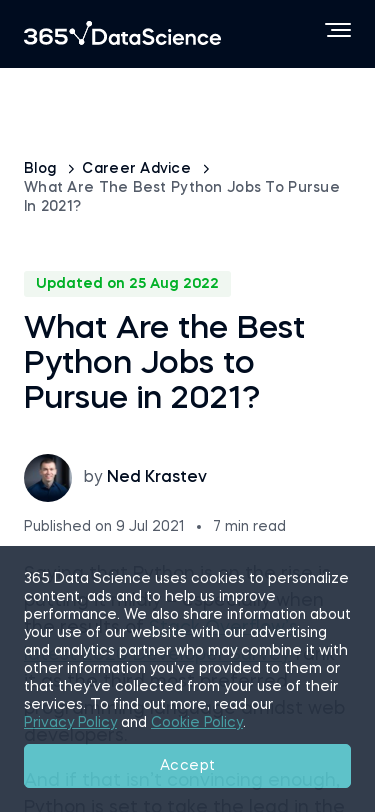 365datascience.com/career-advice/best-python-jobs SEO Report | SEO Site Checkup
