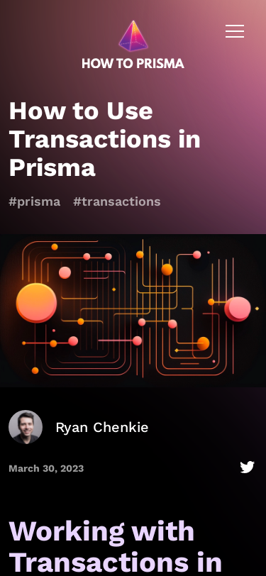howtoprisma.com/blog/how-to-use-transactions-in-prisma SEO Report | SEO ...